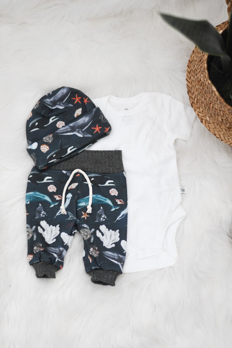 Deep Blue Sea Newborn Set, Kids Style Christian, Ocean, Whale, Nautical ...