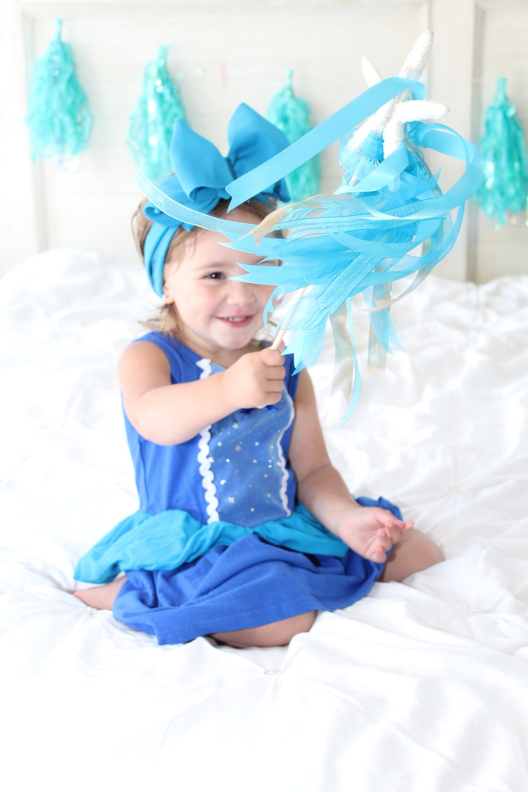 Set of 6, Starfish WANDS, DIY, MERMAID Wand, Mermaid Party Supply ...