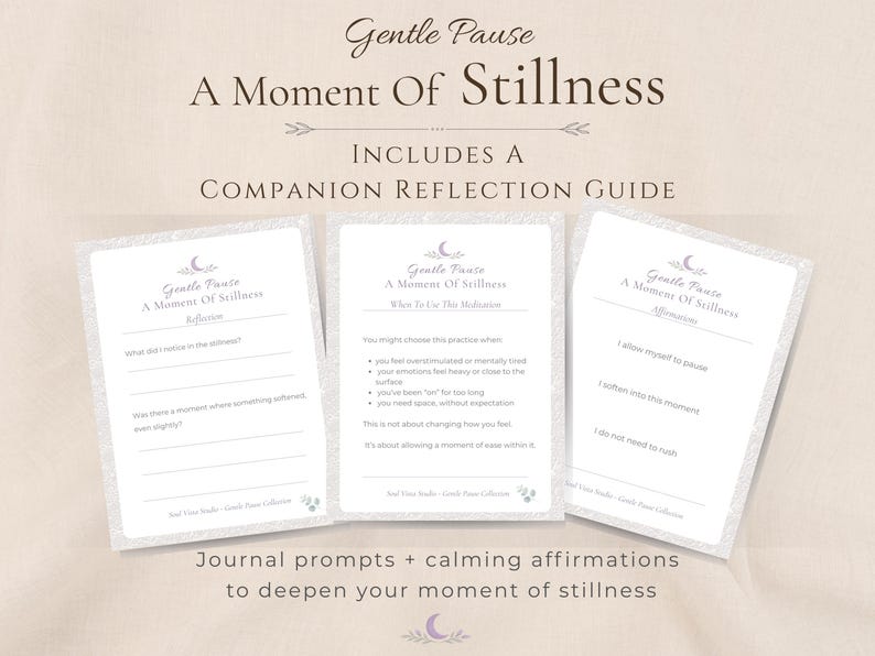 A Moment of Stillness Meditation | Guided Mindfulness Meditation Audio ...
