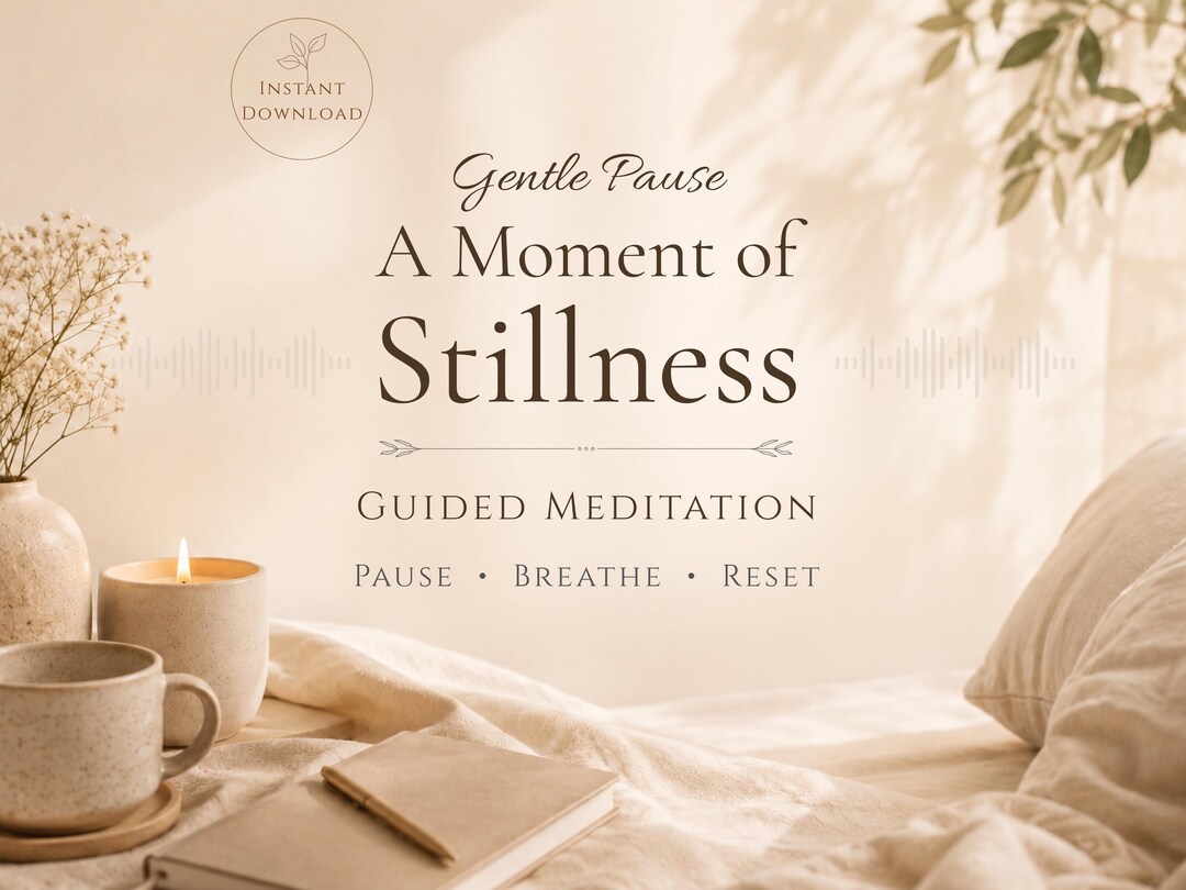 A Moment of Stillness Meditation | Guided Mindfulness Meditation Audio ...