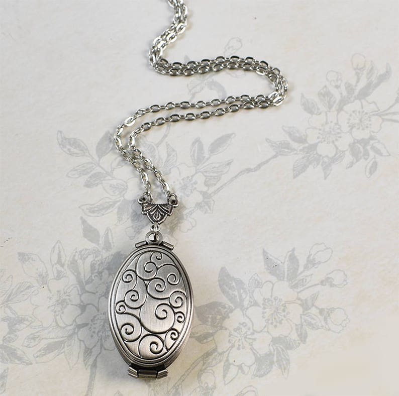 Folding Swirl Locket 4 Photo Family Locket Multi Photo | Etsy