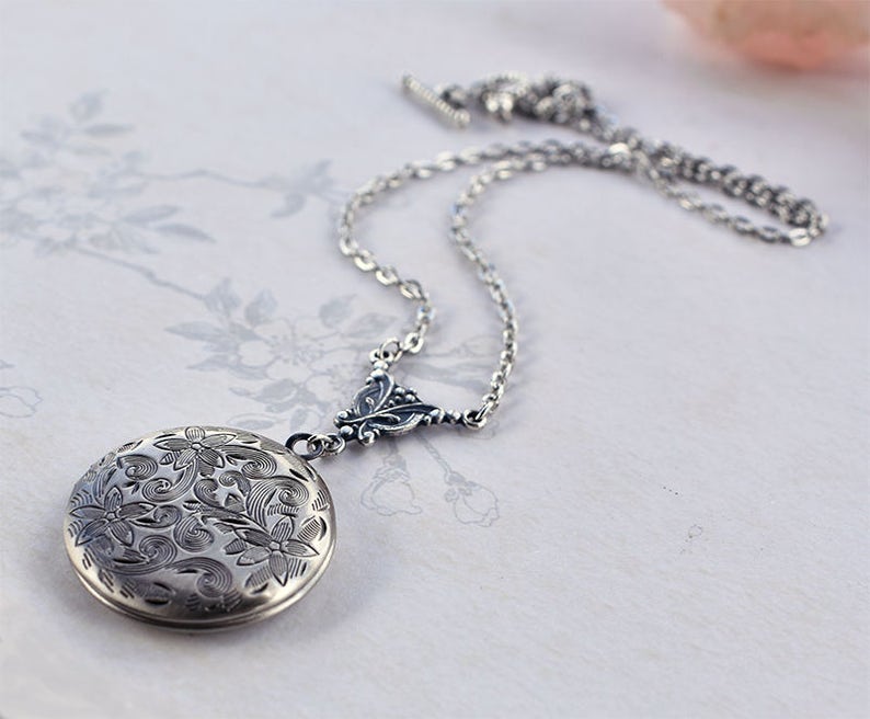 Courage dear heart C.S. Lewis quote locket inspirational | Etsy