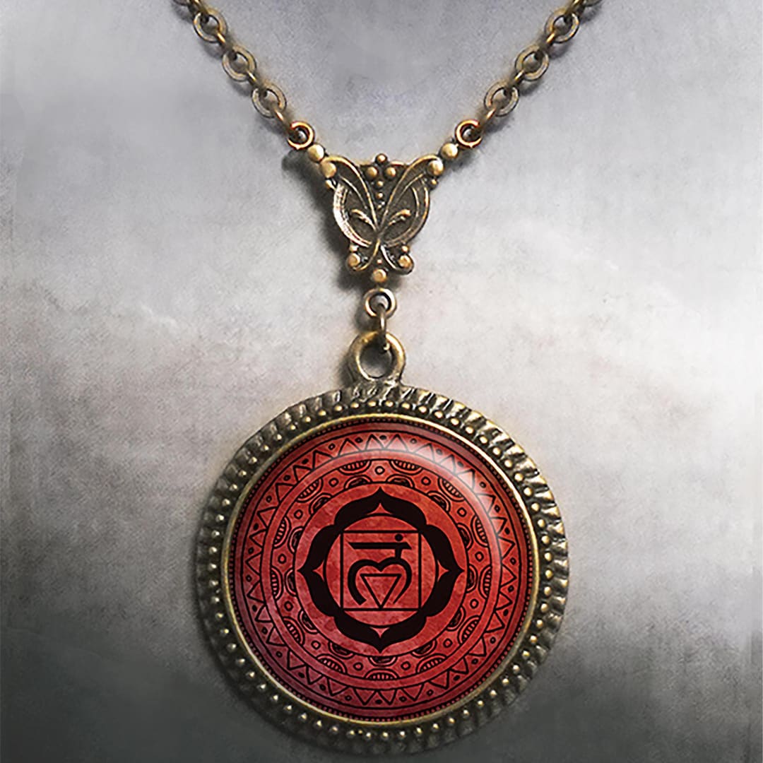 Root Chakra Necklace, First or Muladhara Chakra Jewelry, 1st Chakra ...