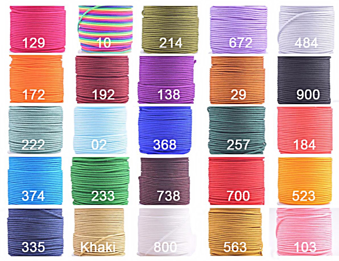 1.0mm/1.5mm/1.8mm Chinese Knotting Cord Nylon String for Jewelry Making ...