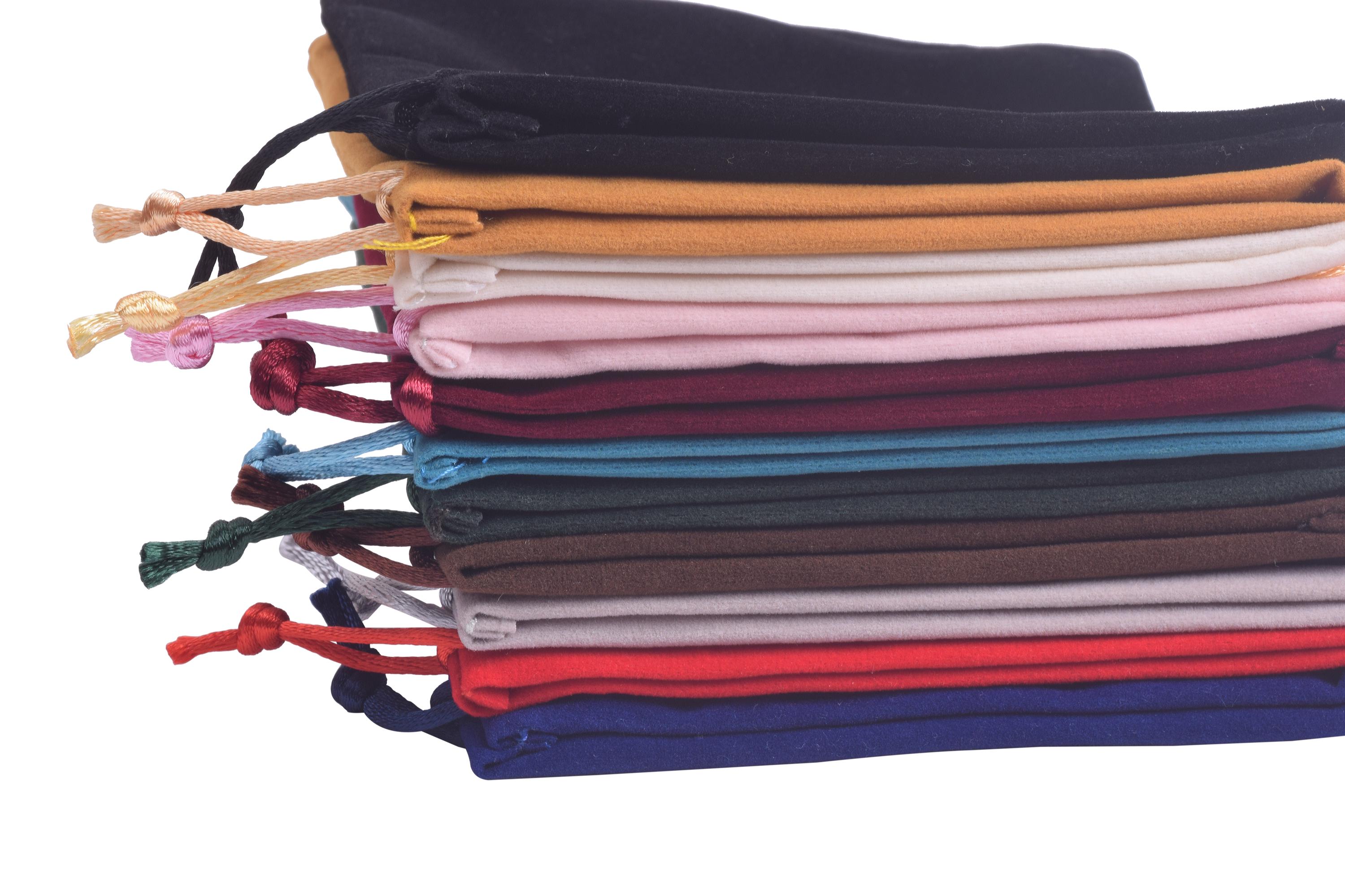 19 Colors Avail.-- 50pcs Velvet Drawstring Bags Velvet Jewelery Pouches ...