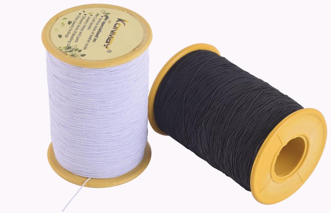 1 Roll Elastic Sewing Thread, 400 Meters 0.5mm Elastic Sewing Thread ...