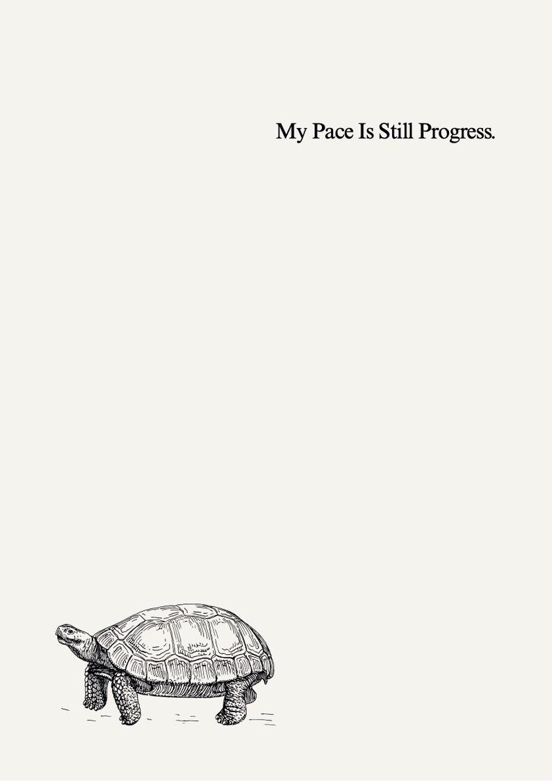Chronic Illness Wall Art | My Pace is Still Progress Quote (digital ...
