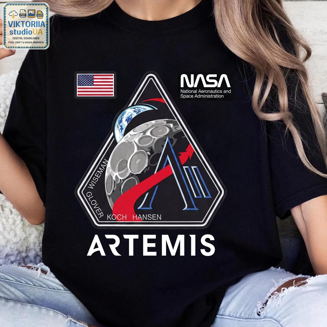 Artemis II NASA Mission Poster, Astronaut Space Decor (digital Download ...