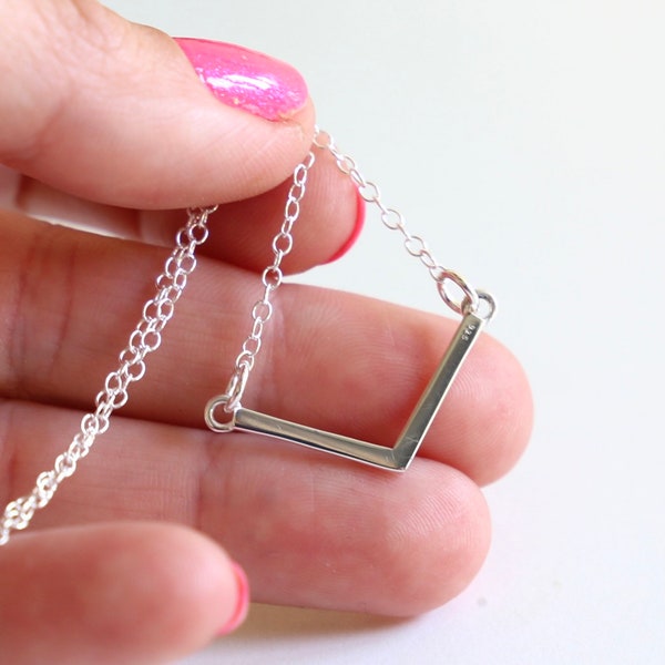 Chevron Necklace - Etsy