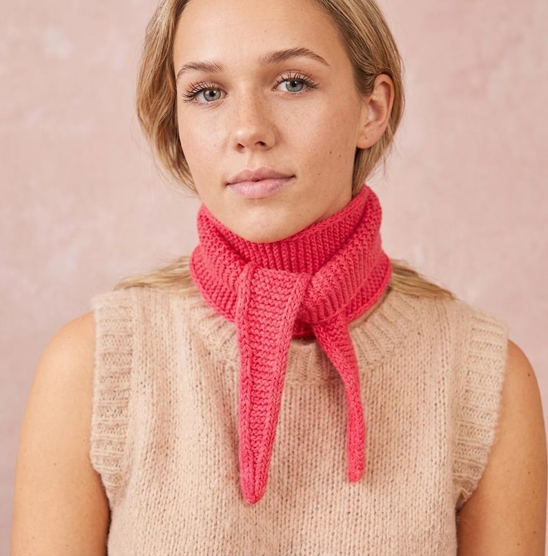 Sophie Scarf Knitting Pattern: Easy Garter Stitch Shawl (instant ...