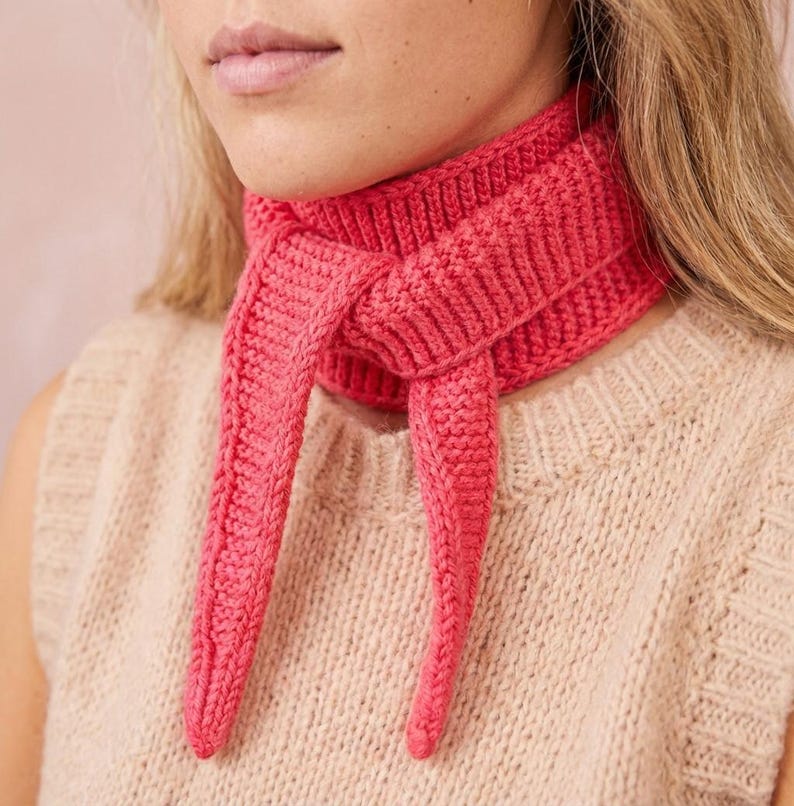 Sophie Scarf Knitting Pattern: Easy Garter Stitch Shawl (instant ...