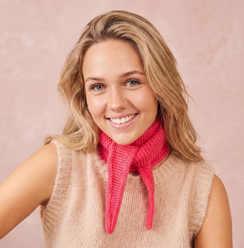 Sophie Scarf Knitting Pattern: Easy Garter Stitch Shawl (instant ...
