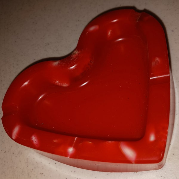 Resin Heart Ashtray - Etsy