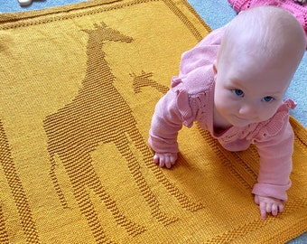 Knitted Giraffe, PDF Pattern, Knitting Pattern, DIY, Knitted Giraffe ...