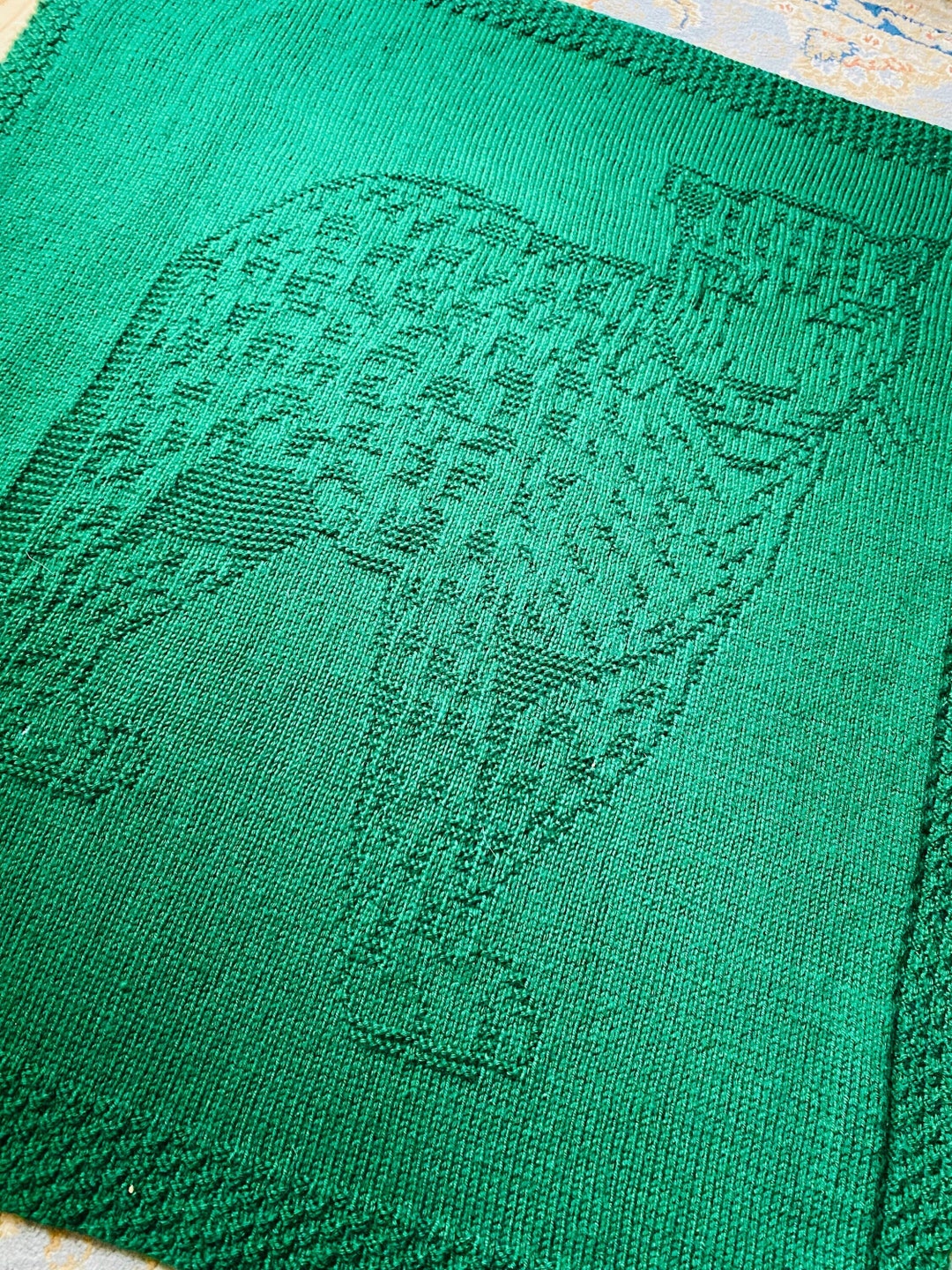 Knitting Pattern, Leopard Blanket, PDF, Digital Download, Instant ...