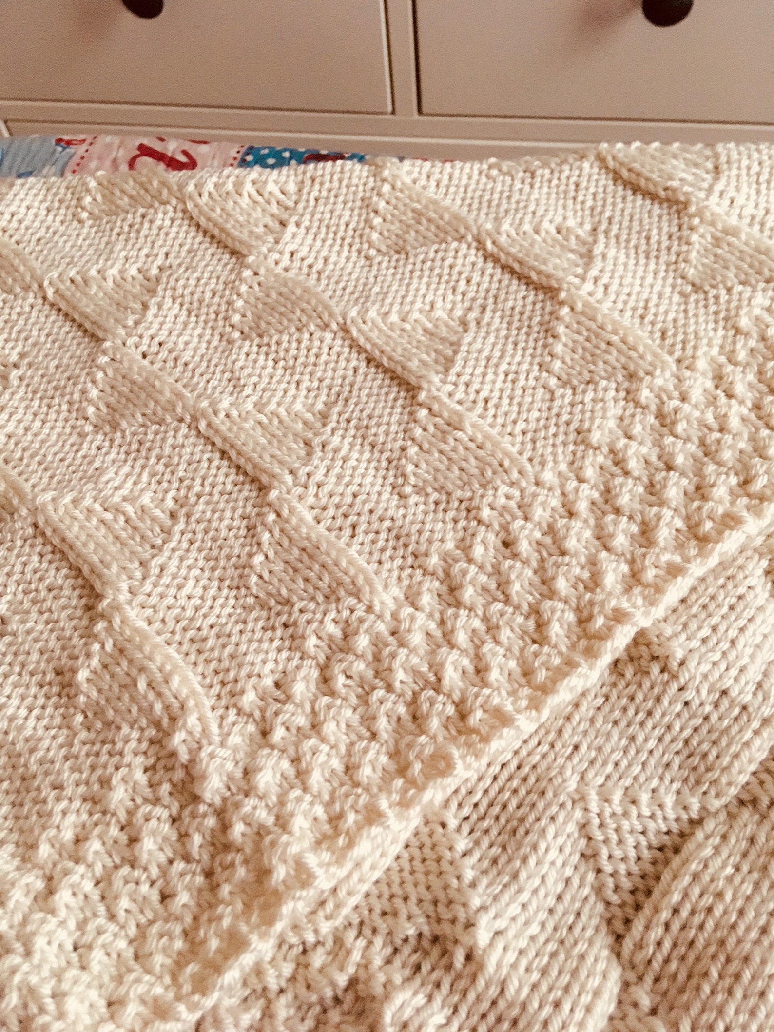 Knitting Pattern, Bunting Baby Blanket, PDF, Instant Download - Etsy UK