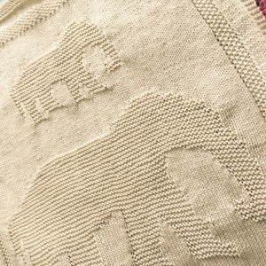 Knitting Pattern, Elephant Baby Blanket, PDF, Instant Download - Etsy