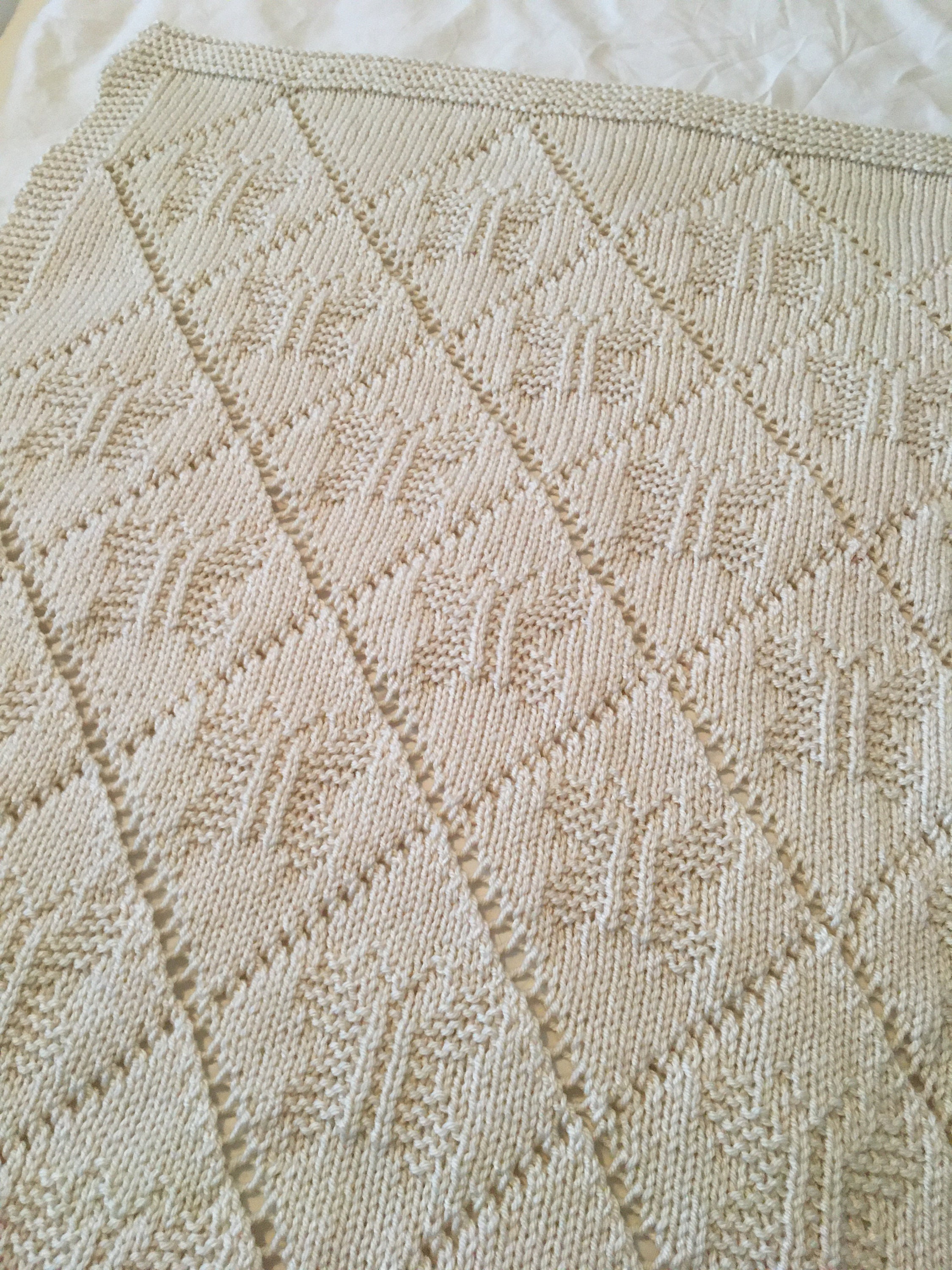 Knitting Pattern Butterfly Lace Blanket Baby Blanket - Etsy UK
