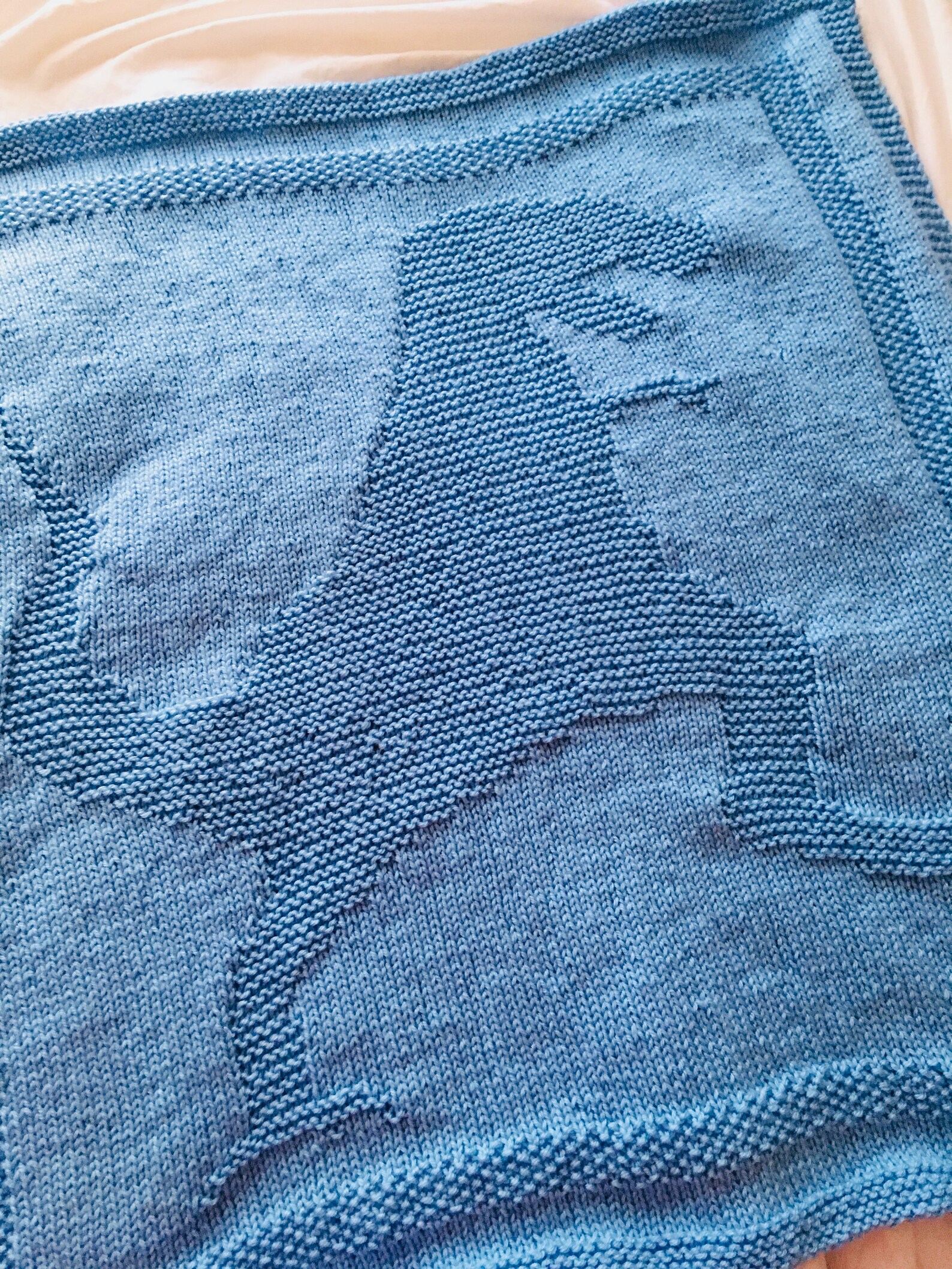 Knitting Pattern Dinosaur Baby Blanket PDF Instant Download - Etsy