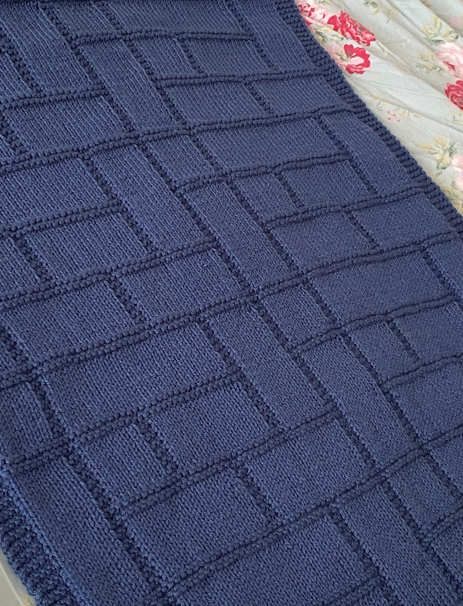 Knitting Pattern Mixed Block Blanket Pdf Instant Download | Etsy