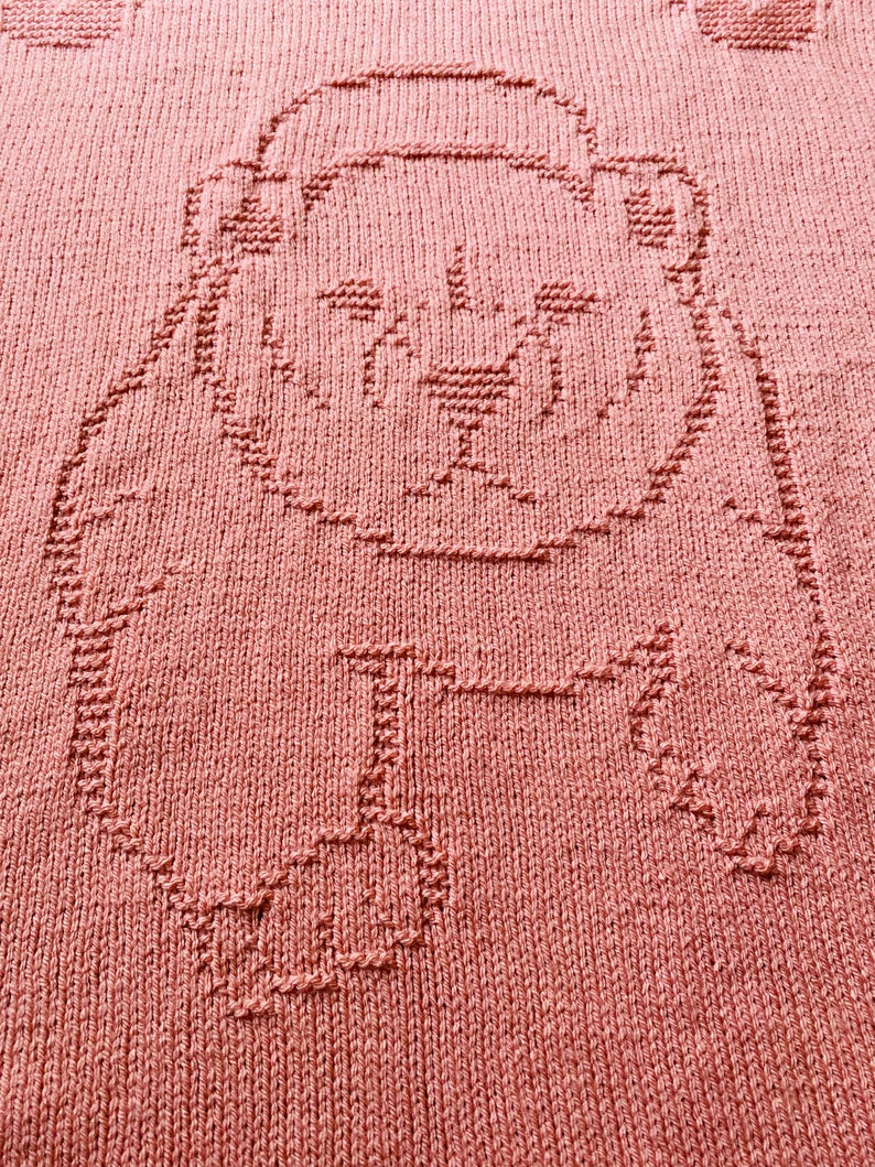 Spirit Bear Blanket, Knitting Pattern, PDF, Picture Blanket - Etsy UK