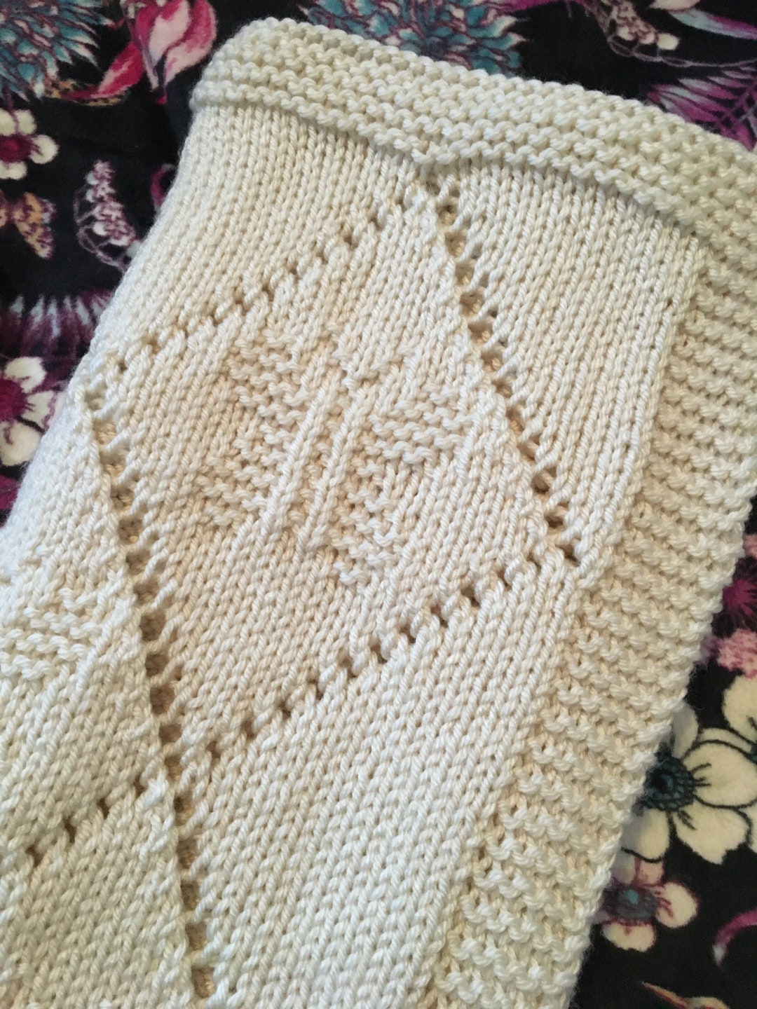 Knitting Pattern, Butterfly Lace Blanket, Baby Blanket, Pattern, PDF ...