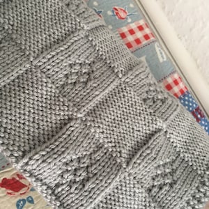 Knitting Pattern, Diamond Basket Weave, Baby Blanket, Nursery, Throw ...