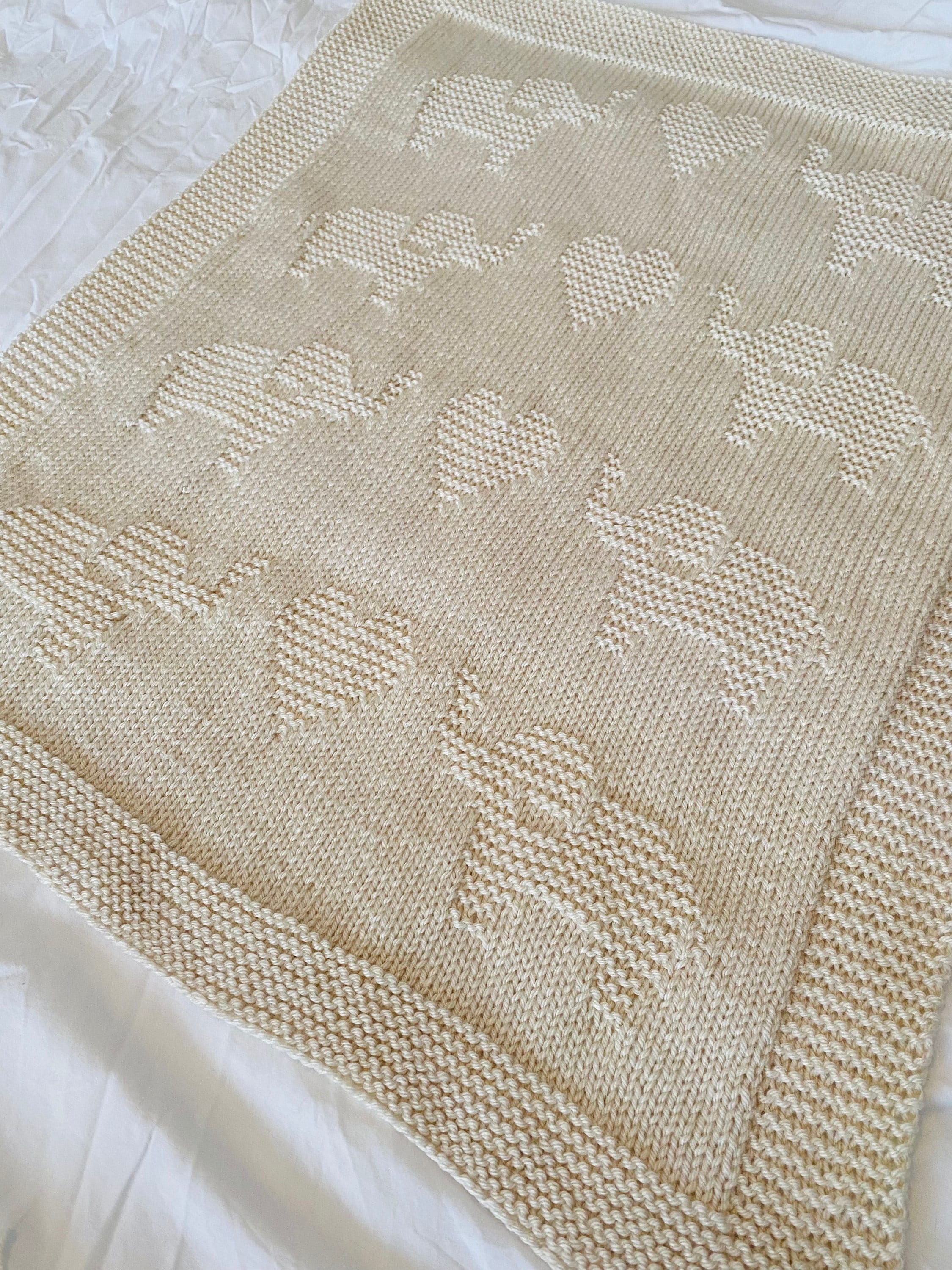 Knitting Pattern Elephant Love Blanket PDF Instant | Etsy