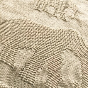 Knitting Pattern, Elephant Baby Blanket, PDF, Instant Download - Etsy