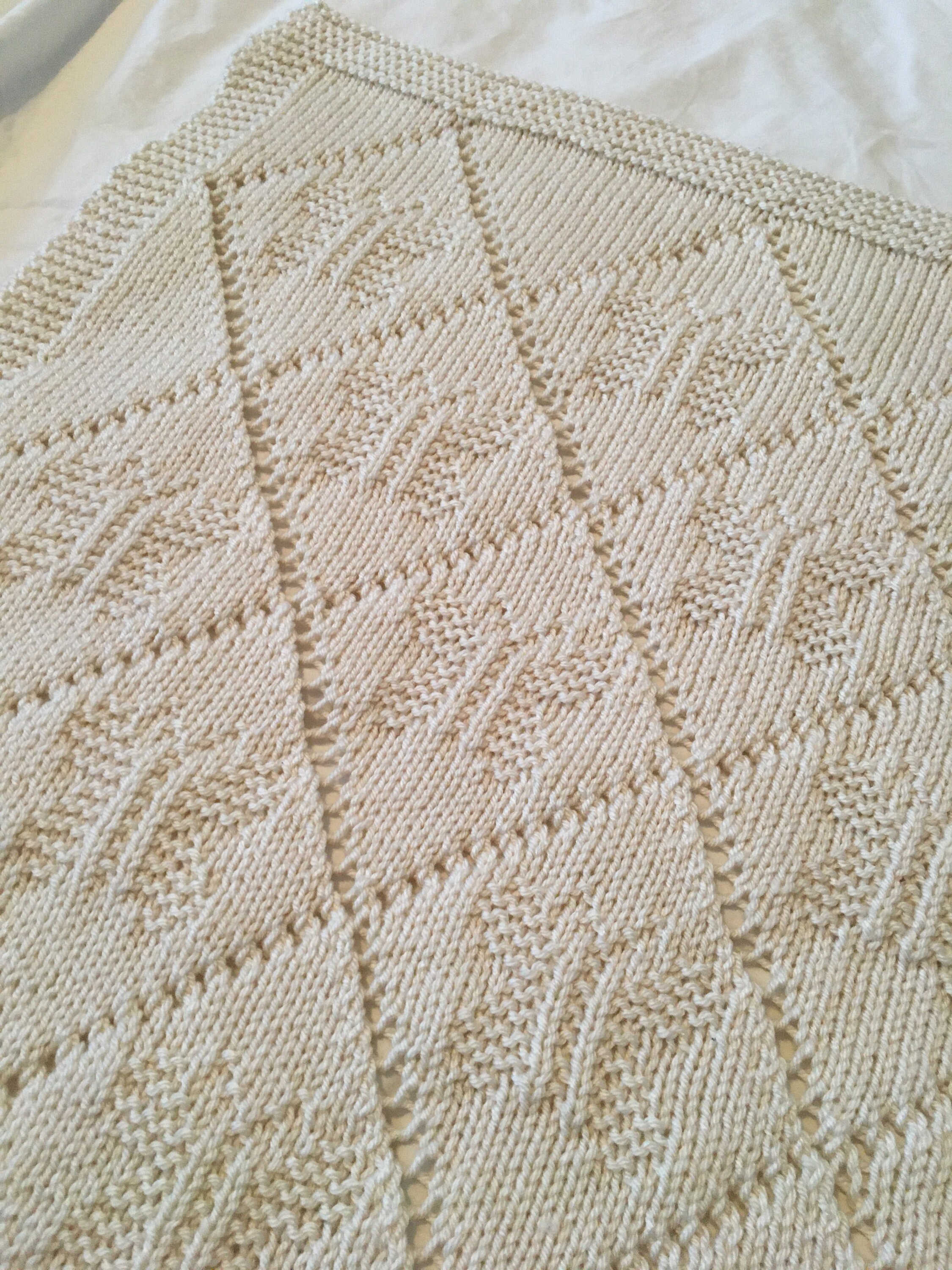 Knitting Pattern Butterfly Lace Blanket Baby blanket | Etsy