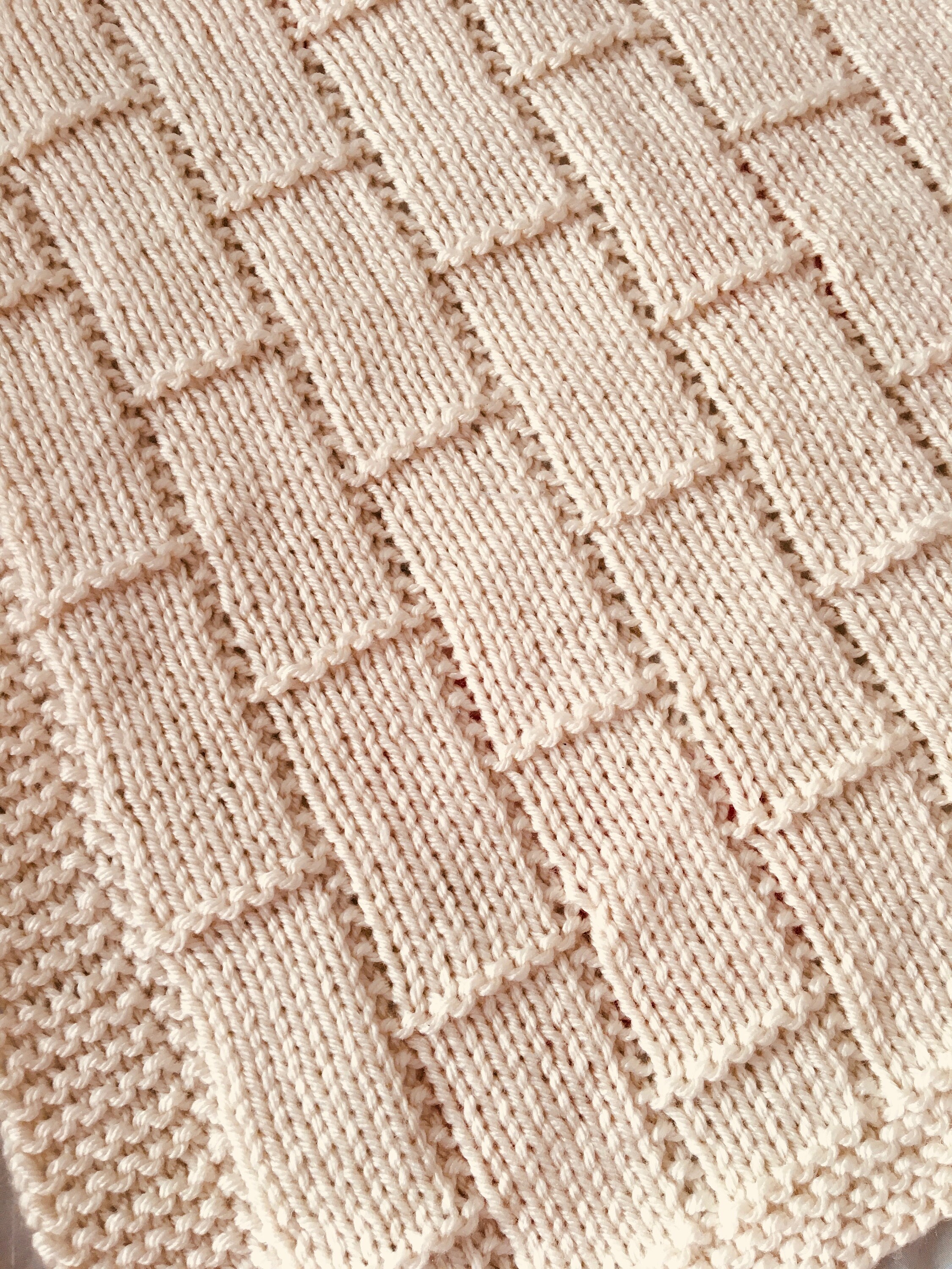Knitting Pattern Ladder Blanket PDF Nursery Throw Instant | Etsy