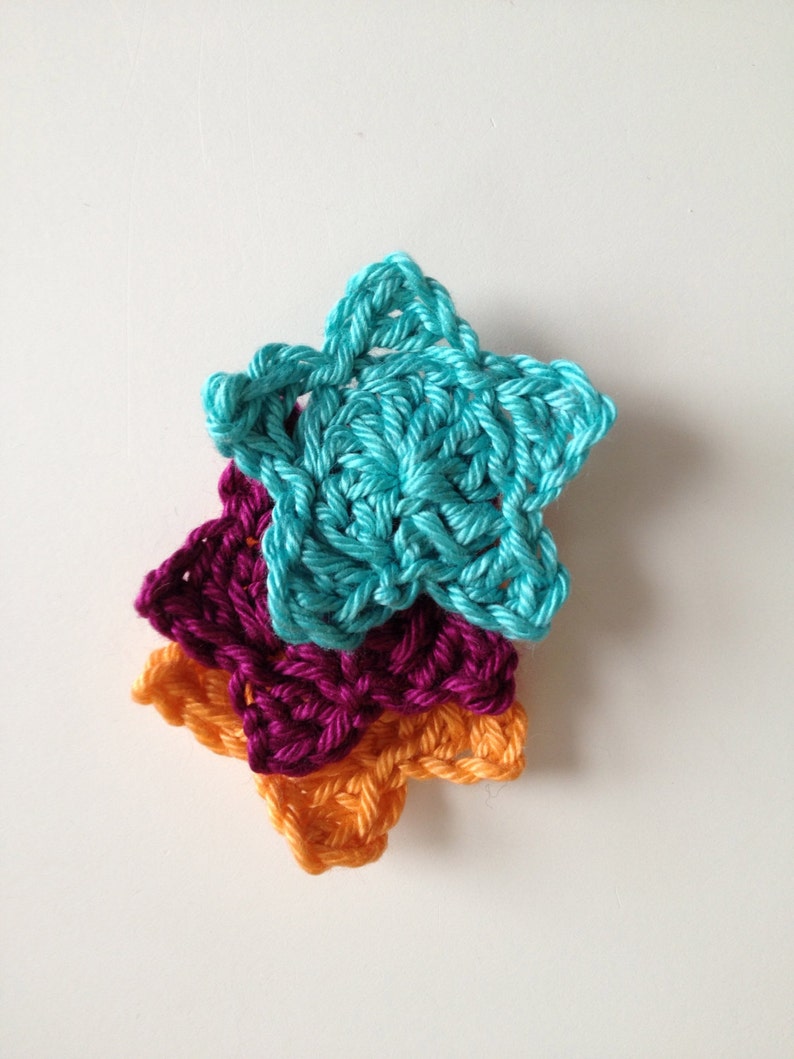 Instant Download, Applique Star Crochet Pattern PDF - Etsy UK
