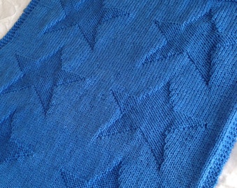 Star Baby Blanket, Knitting Pattern - Etsy