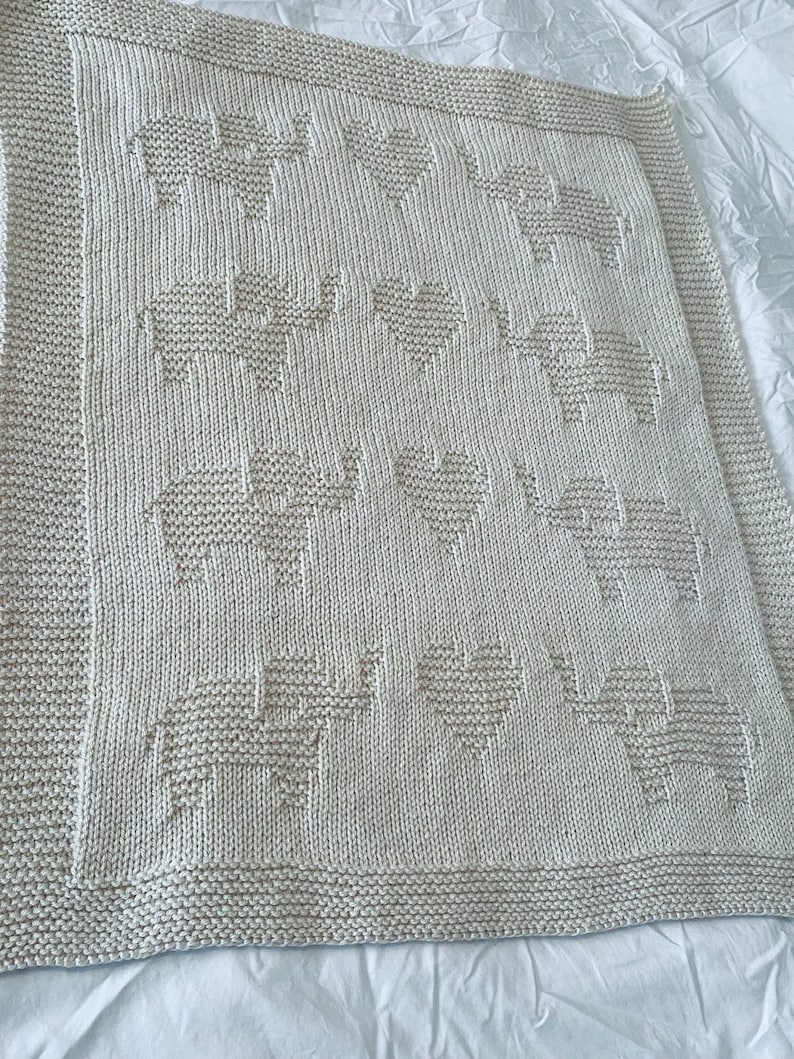 Knitting Pattern Elephant Love Blanket PDF Instant | Etsy