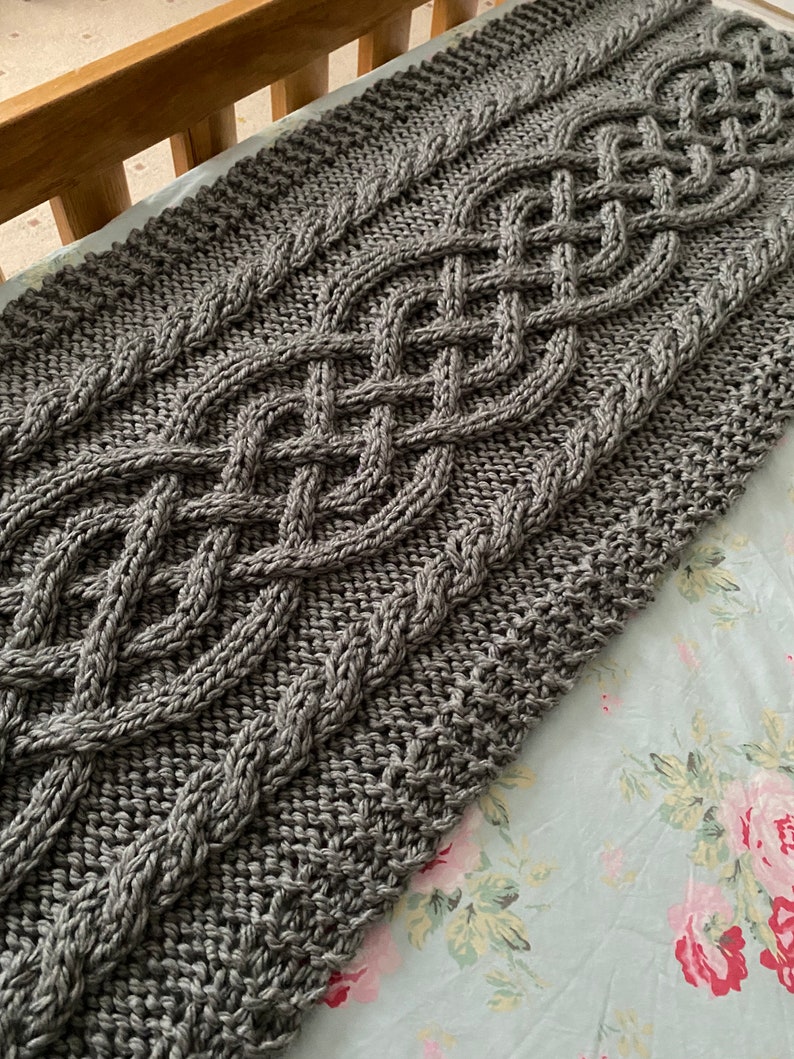 Knitting Pattern Bed Runner Super Chunky PDF Blanket Bed - Etsy
