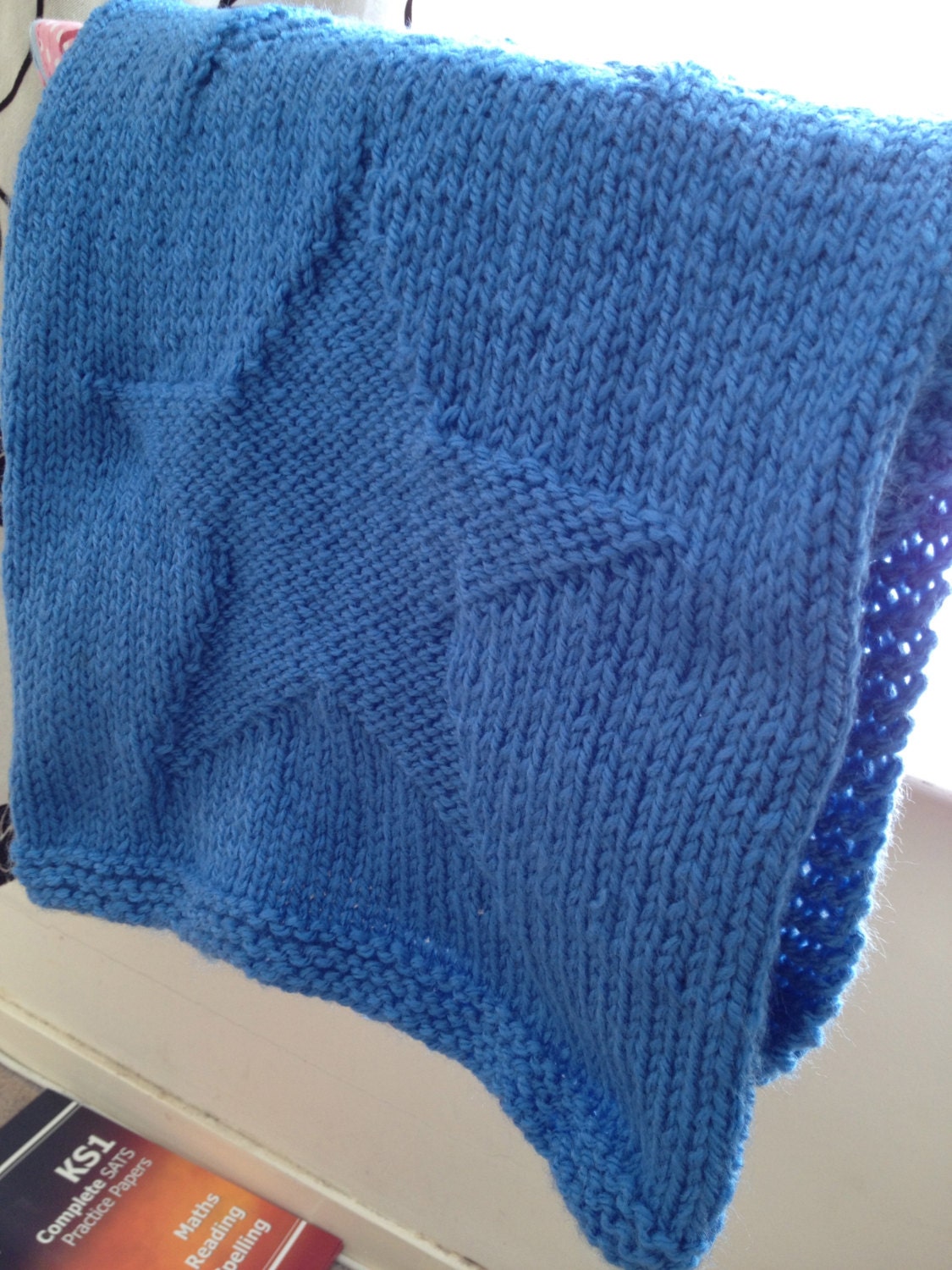 Baby Knitting Pattern, Chunky Star Baby Blanket, PDF, Instant Download ...