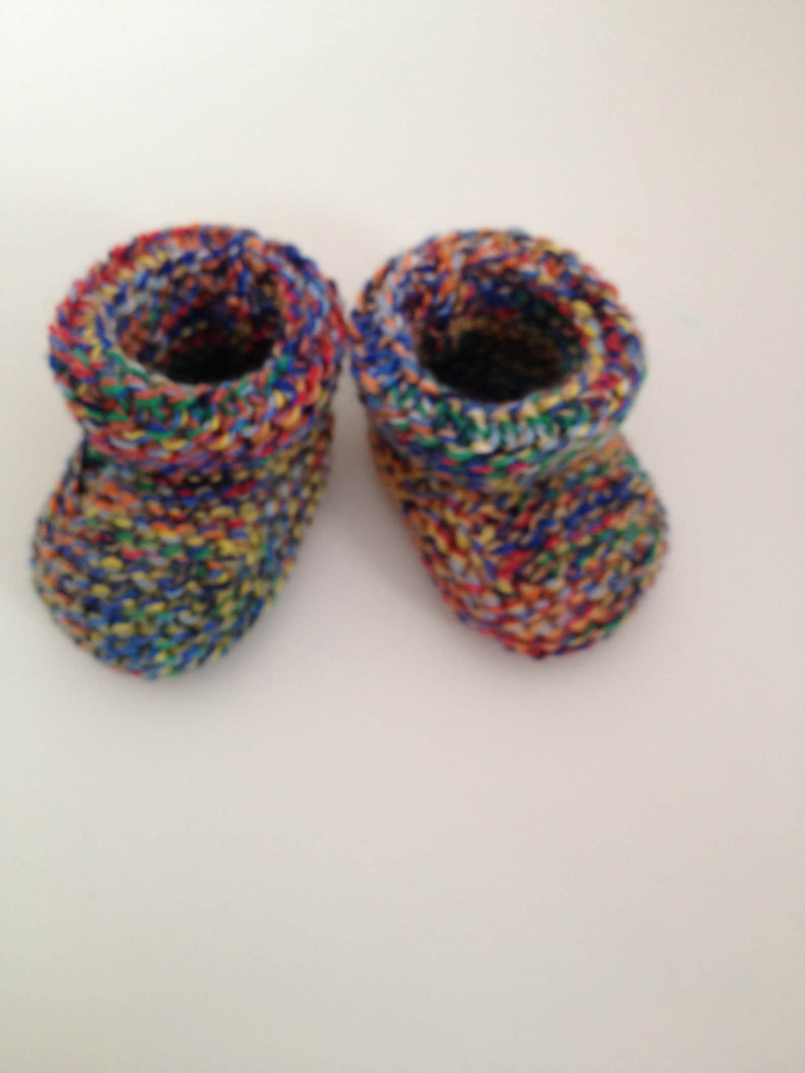Knitting Pattern Easy Chunky Baby Bootee PDF - Etsy UK