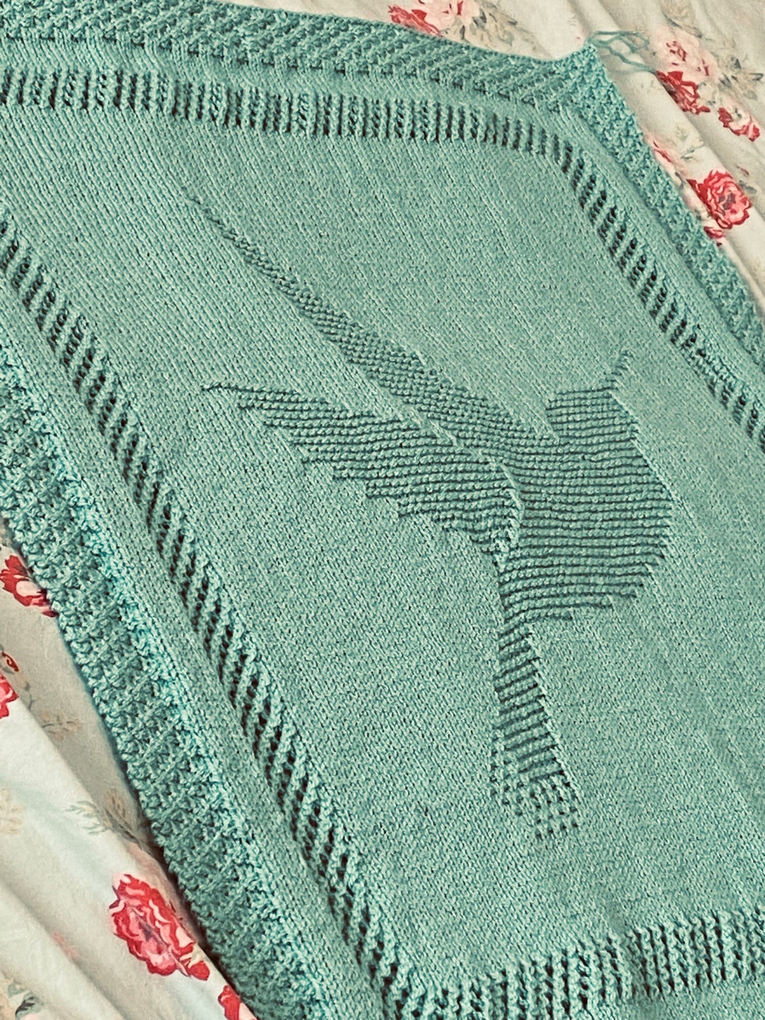 Knitting Pattern, Hummingbird Blanket, PDF, Instant Download, Throw - Etsy