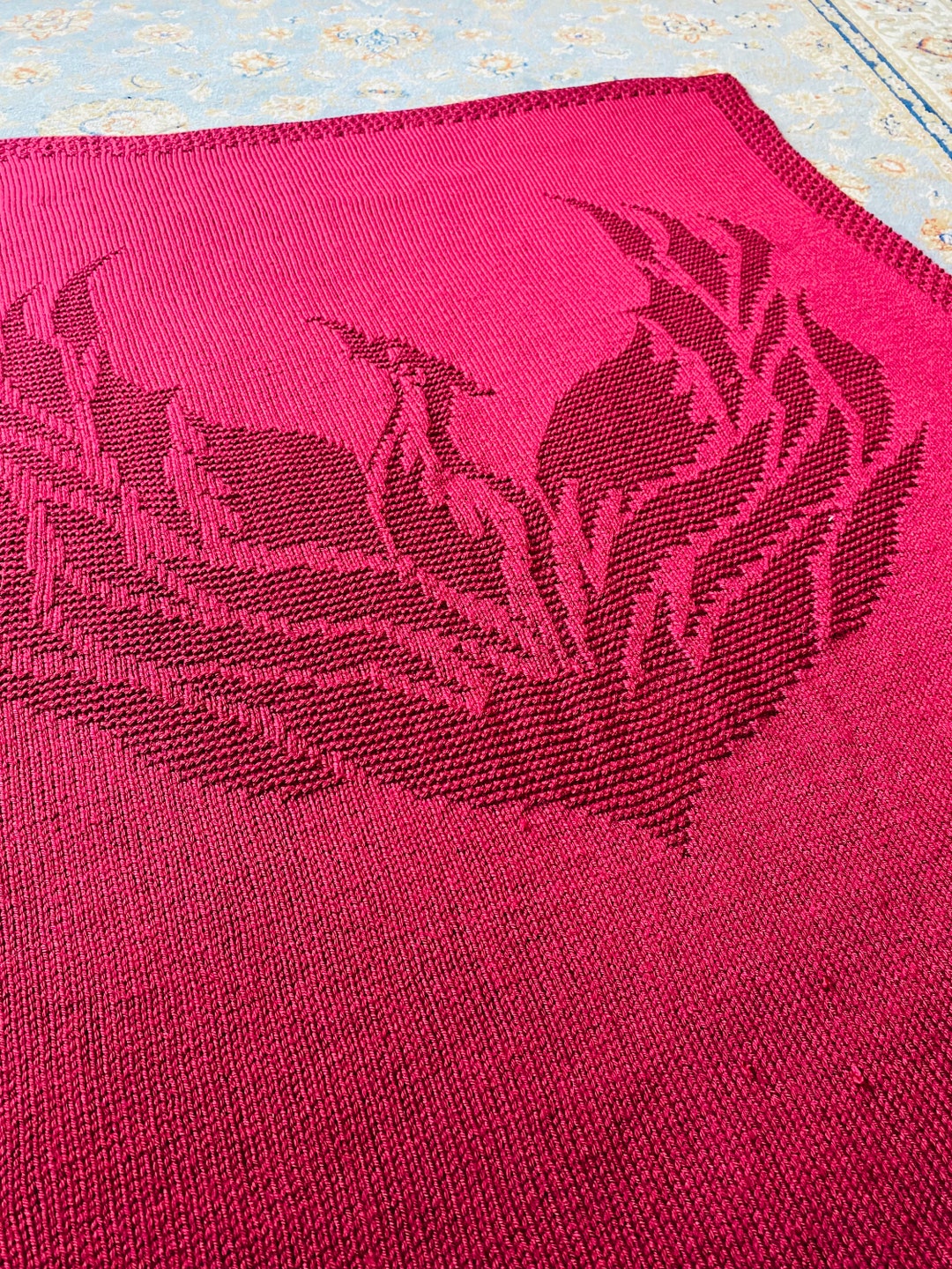 Phoenix Blanket, Knitting Pattern, PDF, Picture Blanket - Etsy