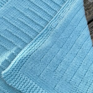Knitting Pattern, Easy Stepper Blanket, Baby Blanket, Instant Download ...