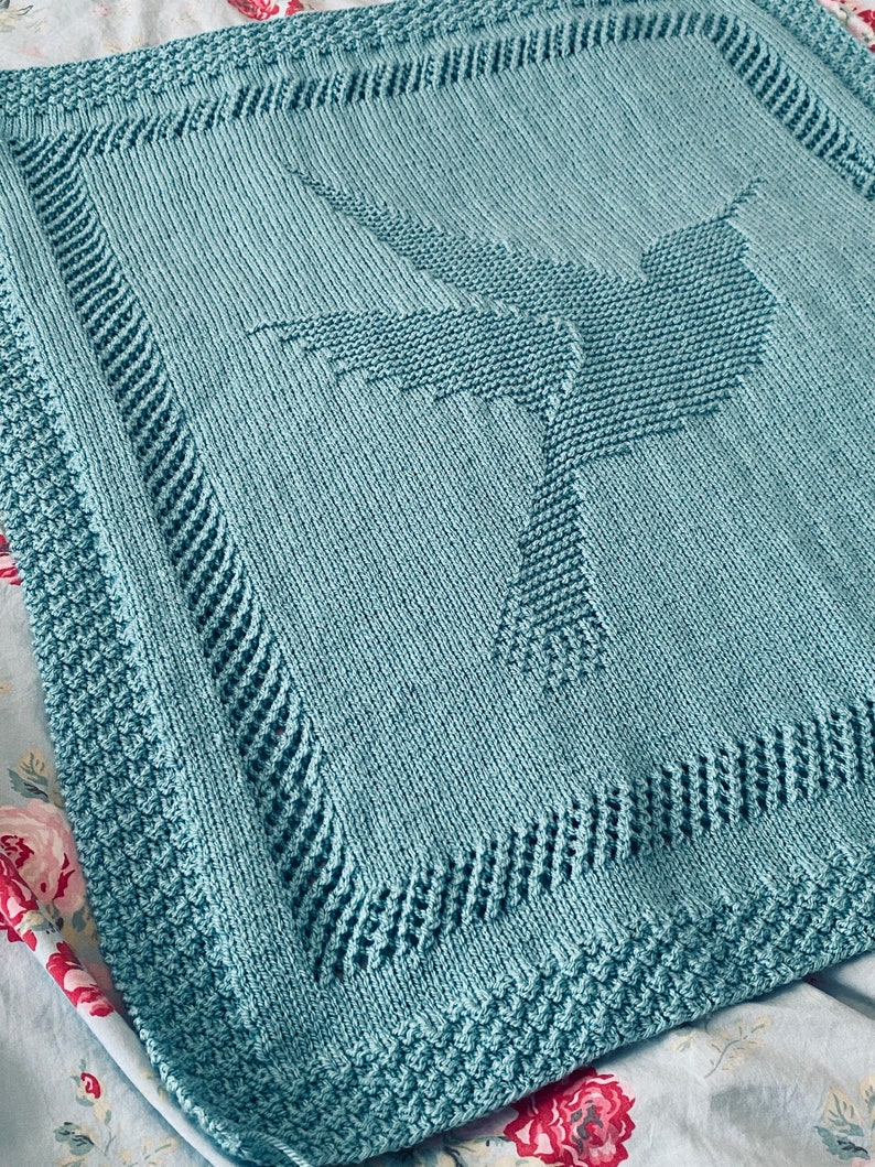 Knitting Pattern Hummingbird Blanket PDF Instant Download - Etsy