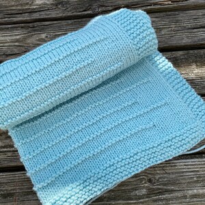 Knitting Pattern, Easy Stepper Blanket, Baby Blanket, Instant Download ...