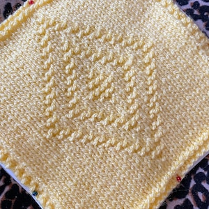 Knitting Pattern, Knit and Purl Patchwork Blanket, Aran, PDF, Instant ...