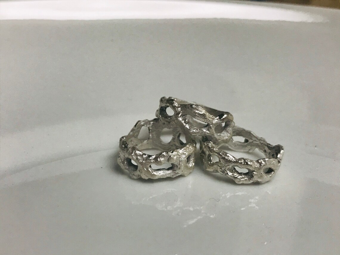 Free Form Rings, Unique Rings, One of A Kind, Unisex Statement Rings - Etsy
