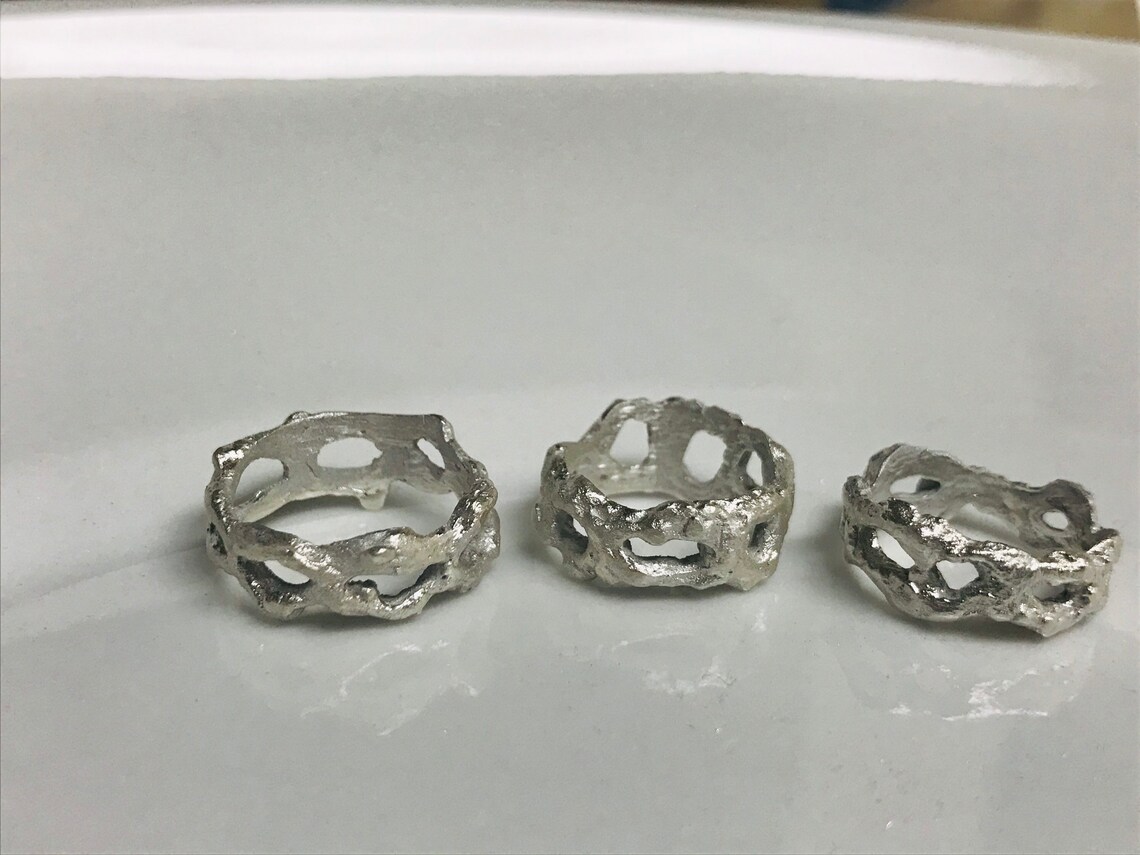 Free Form Rings, Unique Rings, One of A Kind, Unisex Statement Rings - Etsy