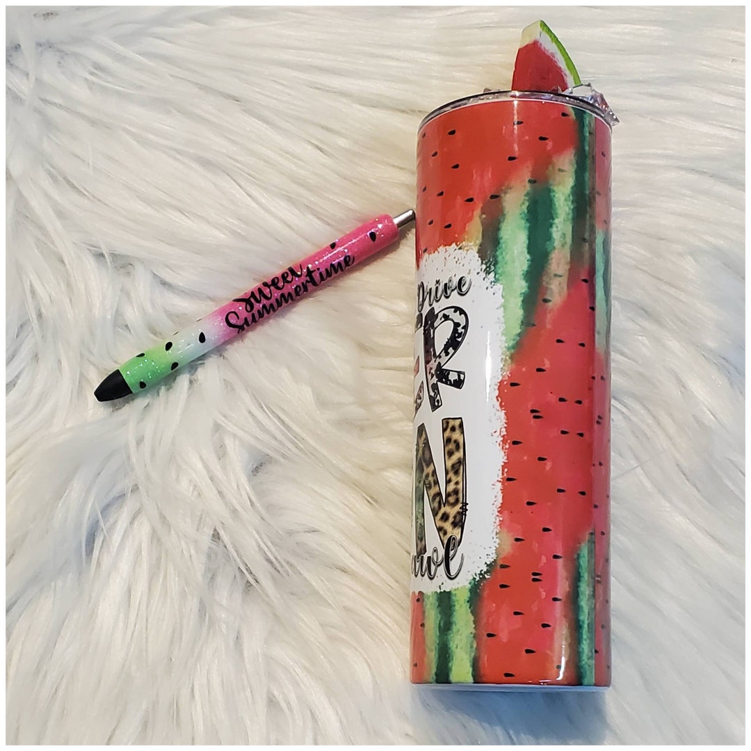 One Custom Topper With Artificial Ice and Watermelon and Watermelon ...