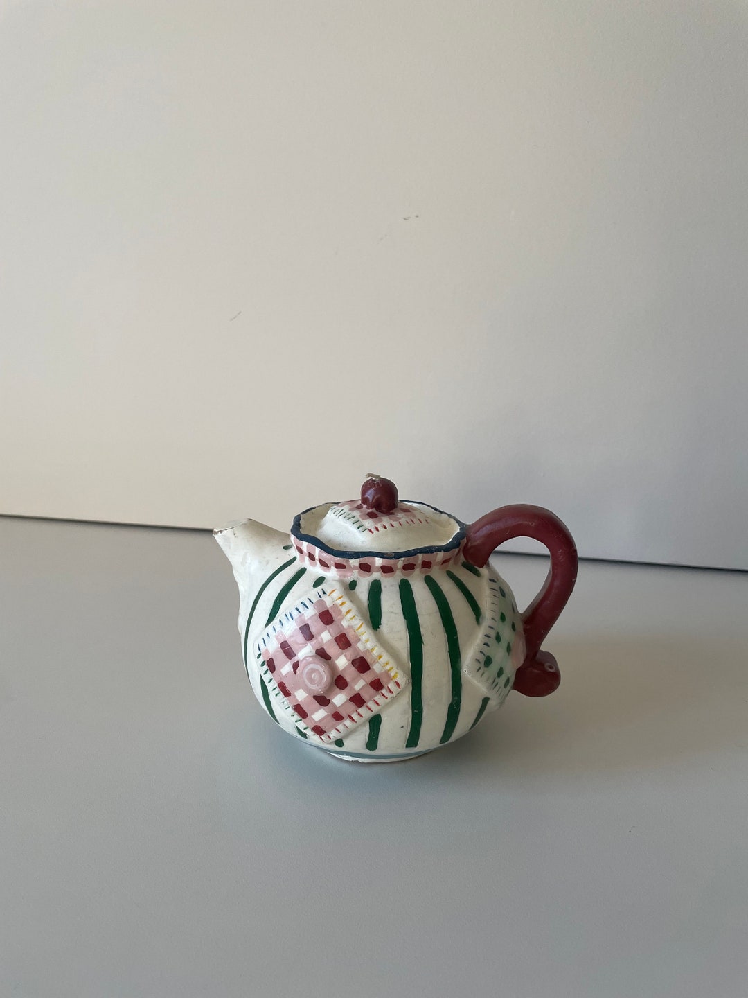 Silly Cute Whimsical Teapot Candle Maximalist Cottage - Etsy