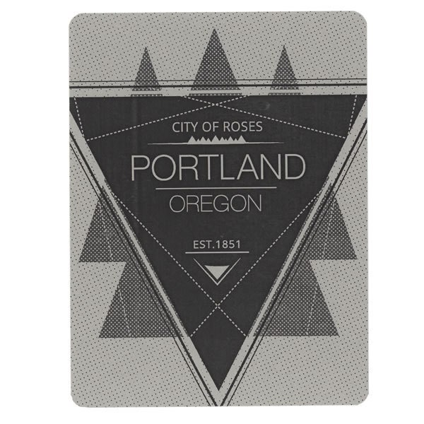 5 Hipster Portland Postcards Set, PDX, Retro Fonts, Holiday - Etsy