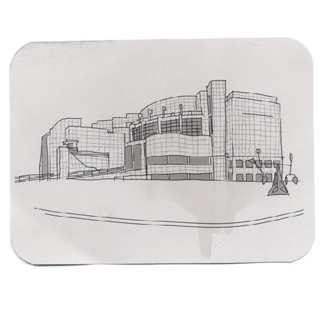 Atlanta Postcards, Landmark Drawings, ATL Buildings, Souvenir, Gifts - Etsy