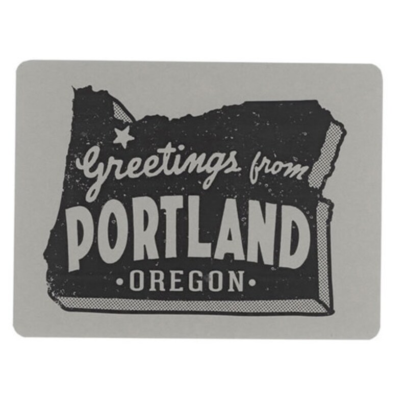 5 Postcards, Portland, Vintage PDX, Lettering, Souvenir - Etsy